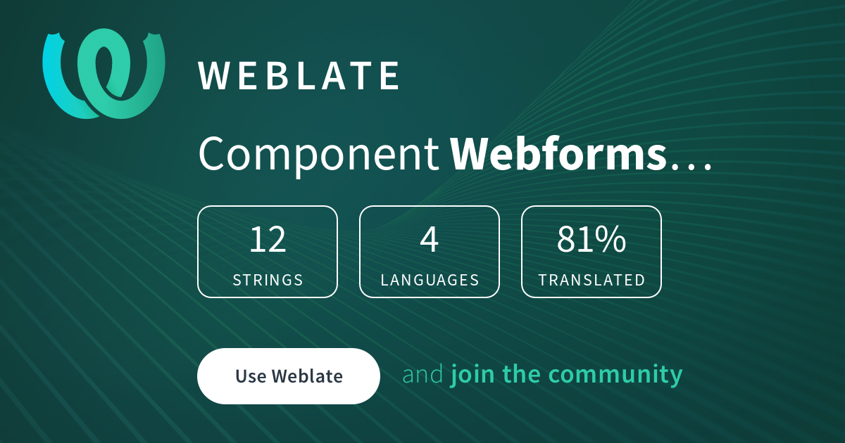 Webforms Indexed Prices UI Webforms Indexed Prices UI Weblate